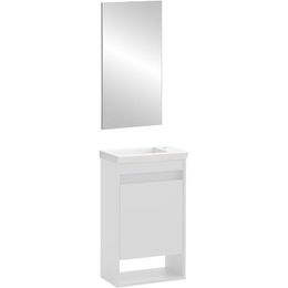 Welltime Badezimmer-Set &raquo;Avio, Badezimmer Set, Made in Germany, B: 45,5 cm&laquo; 2 Stk. tlg. B/H/T: 85,5cmcm x 158cmcm x 30,5cmcm