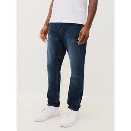 True Religion Herren Slim-fit-Jeans &raquo;ROCCO SN NO FLAP&laquo; Baumwollmischung, slim fit blau 36, L&auml;nge 32
