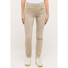 Angels Damen Angels Straight-Jeans &raquo;CICI&laquo; in Slim Fit-Passform beige 42, L&auml;nge 32