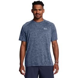 Under Armour Herren Trainingsshirt &raquo;UA TECH 2.0 SS TEE&laquo; Kurzarm-Design, mit Rundhalsausschnitt, atmungsaktiv grau 5XL