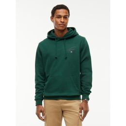 Tommy Jeans Herren Kapuzensweatshirt &raquo;REGULAR ENTRY SIGNATURE HOOD&laquo;, Regular fit mit Kapuze gr&uuml;n 3XL