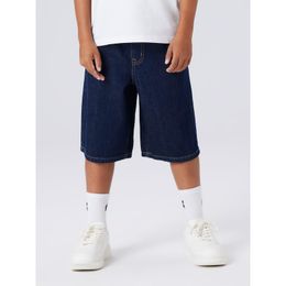 name it Herren Jeansshorts &raquo;NKMBEN X SKATER DNM BERMUDA 8649-BY NOOS&laquo; Baumwolle, Baggy Fit blau 152, N-Gr