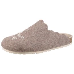 Aniston Shoes Damen Aniston SHOES Clog &raquo;Smile&laquo; Clog, Hausschuh, Homeslipper beige 37