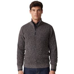 Casamoda Herren Troyer "Casamoda Stricktroyer uni", braun, Gr. XXXL, 97% Baumwolle, 3% Polyamid, Pullover
