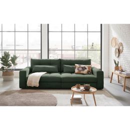 ED EXCITING DESIGN 3-Sitzer &raquo;Jasper Mega-Sofa, bequem, viel Platz, Breite 265cm, Tiefe 122cm&laquo; gr&uuml;n 92% Polyester, 8% Polyamid B/H/T: 265cm x 94cm x 