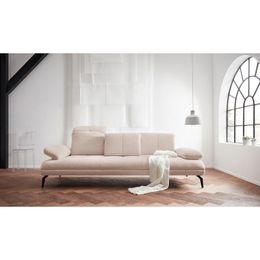 OTTO home 3-Sitzer &raquo;Stenlille Multifunktionssofa, bequem&laquo; incl. Sitztiefen-, Kopfteil- und Armteilverstellung beige Struktur weich (100% Polyester);