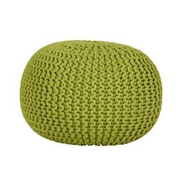 GUTMANN FACTORY Kinder Pouf gr&uuml;n Baumwolle