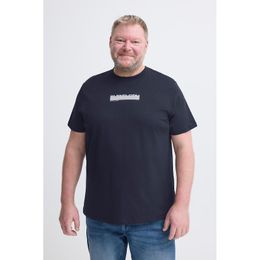 Blend Herren T-Shirt &raquo;BHKEMUEL BB LOGO S/S TEE&laquo; in gro&szlig;en Gr&ouml;&szlig;en schwarz 3XL