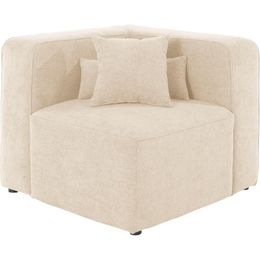 Home Affaire Sofa-Eckelement &raquo;Sundstrup&laquo; Modulserie, individuelle Zusammenstellung beige 100% Polyester Struktur weich