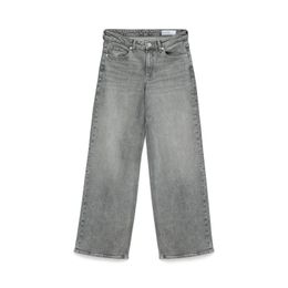 V&eacute;ro Moda Vero Moda Damen Weite Jeans &raquo;VMSANDIE-STRETCH MR WIDE JNS RA269 NOOS&laquo; Baumwollmischung, wide fit, mid rise grau 29, L&auml;nge 32