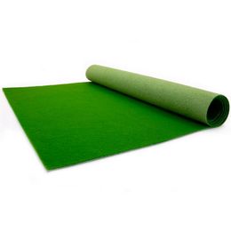 PRIMAflor-Ideen in Textil L&auml;ufer &raquo;PODIUM&laquo; rechteckig 2,6 mm H&ouml;he Breite 100 cm, robuster Nadelfilz, Uni-Farben gr&uuml;n Polypropylen (PP) B : 100cm 1 Stk.