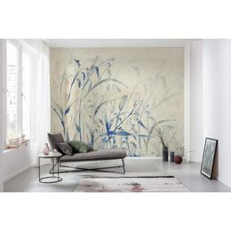 Komar Fototapete &raquo; Vlies Fototapete - Aquarel-Field - Gr&ouml;&szlig;e 300 x 250 cm&laquo; bedruckt glatt lila Vlies B/L: x 2,5m, Rollen: 6