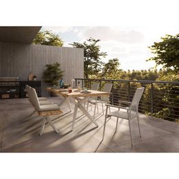 Musterring Esstisch &raquo;Freilicht D&auml;nemark&laquo; W&auml;hlbar von 220 bis 280 cm und ideal f&uuml;r gesellige Stunden im Garten B/H/T: 240cm x 76cm x 95cm