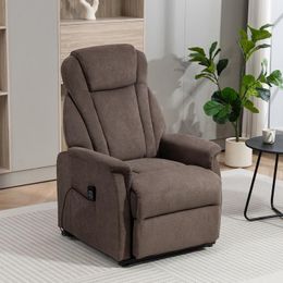 Duo Collection TV-Sessel &raquo;Toronto XXL mit elektrischer Aufstehhilfe und Relaxfunktion&laquo; bis 150kg belastbar, Taschenfederkern, Stahlwellenunterfederung braun Luxus-