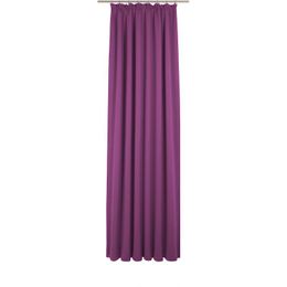 WIRTH Vorhang &raquo;Newbury&laquo; Kr&auml;uselband 1 Stk. tlg. nach Ma&szlig; lila Baumwolle, Polyester 245cm, Kr&auml;uselband, 130cm