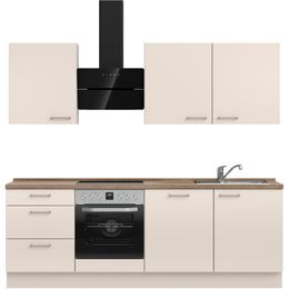 Nobilia K&uuml;chenzeile &raquo;"Laser II", NEU: individuell anpassbar mit gratis Profi-Beratung&laquo; vormontiert, 240 cm breit, optional mit verschiedenen E‐Ger&auml;te-