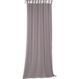 WIRTH Vorhang &raquo;Sunday&laquo; Schlaufen 1 Stk. tlg. nach Ma&szlig; lila Jacquard, Baumwolle, Polyester 405cm, Schlaufen, 142cm