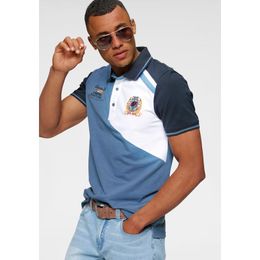 Bruno Banani Herren Poloshirt Kurzarm, k&ouml;rpernahe Passform, unifarben, mit Polokragen blau S (44/46)
