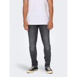 Only & Sons Only & Sons Herren ONLY & SONS Regular-fit-Jeans &raquo;ONSWEFT REG 7900 EY BOX JEANS NOOS&laquo; Baumwollmischung, regular fit grau 30, L&auml;nge 34