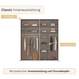 Rauch Kleiderschrank &raquo;Schwebet&uuml;renschrank Schrank Garderobe Ankleide Schlafzimmer TARO&laquo; in 3 verschiedenen Ausstattungen BASIC/CLASSIC/PREMIUM (SOFT-