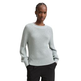 Tom Tailor Denim Damen Tom Tailor Denim Strickpullover mit Strick-Struktur silber XS (34)