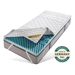 f.a.n. fan Topper &raquo;Softly XXL Plus, Topper 90x200, 140x200 cm und weitere Gr&ouml;&szlig;en&laquo; Kundenliebling, &uuml;ber 1500 positive Bewertungen >Made in Germany< wei&szlig; 
