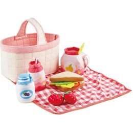 HAPE Spiellebensmittel &raquo;Picknick-Korb&laquo; mit Picknickzubeh&ouml;r bunt Einheitsgr&ouml;&szlig;e