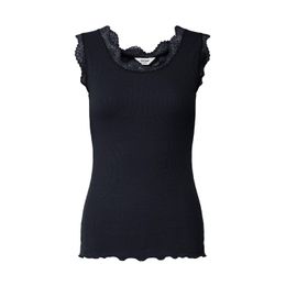 oxmo Damen Shirttop "Shirttop OXNSuna Lace", grau, Gr. S, Obermaterial: 47% Baumwolle CO. 47% Modal CMD. 6% Elasthan EL., Tops