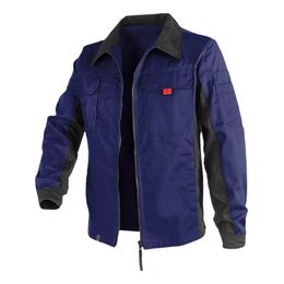 K&Uuml;BLER K&Uuml;BLER Herren Arbeitsjacke "Bekleidung", blau, Gr. 48, Obermaterial: 65% Polyester PES. 35% Baumwolle CO., Jacken