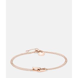Liebeskind Berlin Damen Armband &raquo;Schmuck Geschenk Edelstahl Armkette Festive Mini Link&laquo; rosa 20cm, Edelstahl