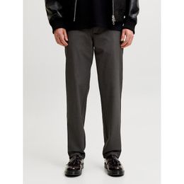 Jack & Jones Jack & Jones Herren Chinos &raquo;JPSTOLLIE CONNOR CHINO NOOS&laquo; Materialmix, regular fit grau 33, L&auml;nge 32