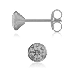 Firetti Damen Paar Ohrstecker &raquo;Schmuck Geschenk Silber 925 Ohrschmuck&laquo; mit Zirkonia (synth.) silber 4,4mm, Silber 925 (Sterlingsilber)