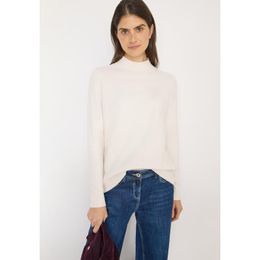 Cecil Damen Stehkragenpullover mit Turtelneck-Stehkragen wei&szlig; L (42)