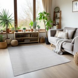 Ayyildiz Teppiche Teppich &raquo;SKY 5400, auch als L&auml;ufer und in Rund erh&auml;ltlich&laquo; rechteckig 7 mm H&ouml;he besonders weich, Softflor, waschbar, rutschfest, uni, Wohnzimmer 