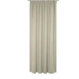 WIRTH Vorhang &raquo;Newbury&laquo; Multifunktionsband 1 Stk. tlg. nach Ma&szlig; grau Baumwolle, Polyester 255cm, Multifunktionsband, 130cm