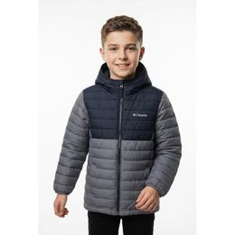 Columbia Herren Steppjacke &raquo;Powder Lite II Hooded Jacket&laquo; mit Kapuze mit hochschlie&szlig;endem Kragen, wasserabweisend, windabweisend schwarz XL (164/170)