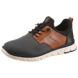Salamander Herren Slip-On Sneaker Schlupfschuh, Slipper, Freizeitsneaker mit Mesh-Einsatz braun 44
