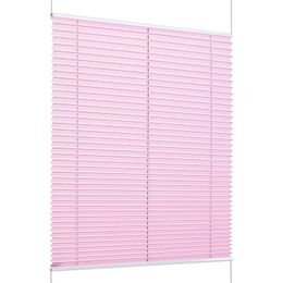 K-home Plissee &raquo;Klemmfix FLORIDA Stripe mit patentiertem Design&laquo; Lichtschutz ohne Bohren verspannt patentiertes Design Obermaterial: 100% Polyester 