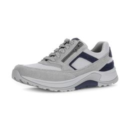 Rollingsoft Herren rollingsoft Keilsneaker , Schn&uuml;rschuh, Halbschuh, Freizeitschuh, Au&szlig;enrei&szlig;verschluss, G-Weite grau 7 (40,5)