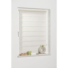 K-home Doppelrollo &raquo;Maringa Klemmfix&laquo; Lichtschutz ohne Bohren in verschiedenen Gr&ouml;&szlig;en und 11 Farben erh&auml;ltlich beige Polyester 150cm, 25cm