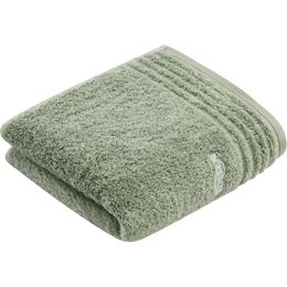 Vossen Handtuch &raquo;Vienna Style Supersoft&laquo; Supersoft Baumwolle gr&uuml;n Webfrottier, Baumwolle B/L: 50cmx100cm, 2 Stk., Webfrottier