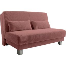 Home Affaire Schlafsofa &raquo;Gina&laquo; mit einem Handgriff vom Sofa zum Bett orange B/H/T: 160cm x 86cm x 195cm, Cord