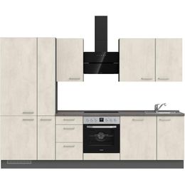Nobilia K&uuml;chenzeile &raquo;"Riva II", NEU: individuell anpassbar mit gratis Profi-Beratung&laquo; vormontiert, Breite 300 cm, Ausrichtung w&auml;hlbar, wahlw. mit E-