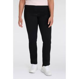 KjBRAND Damen KjBRAND 5-Pocket-Jeans &raquo;Jeans Betty CS R&ouml;hre&laquo;, ideal bei schlanken Oberschenkeln schwarz 21, K-Gr
