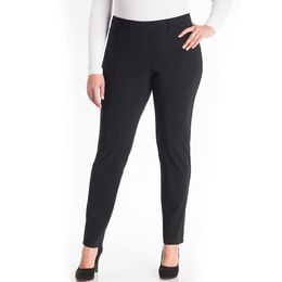 KjBRAND Damen KjBRAND Jeggings &raquo;Jenny&laquo; Im edlen Techno Jersey, Bi-Stretch, reduzierte Faltenbildung schwarz 44, N-Gr