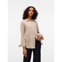 V&eacute;ro Moda Vero Moda Damen Hemdbluse &raquo;VMNATALI&laquo; beige S