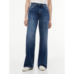 Tommy Jeans Damen Straight-Jeans &raquo;MIA MR RLXD STR&laquo; Baumwollmischung, relaxed fit blau 34, L&auml;nge 32