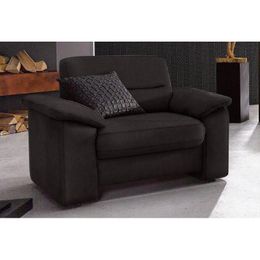 Sit & More sit&more Sessel &raquo;Ascara&laquo; inklusive komfortablem Federkern schwarz Softlux -Kunstleder;NaturLeder;Luxus-Microfaser ALTARA NUBUCK (100% Polyester) Luxus