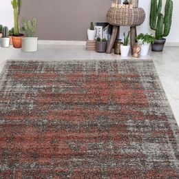 ANDIAMO Teppich &raquo;Campos&laquo; rechteckig 10 mm H&ouml;he Kurzflor, modernes Design, Wohnzimmer orange Polypropylen (PP) B : 160cm 1 Stk., 10mm, L: 230cm