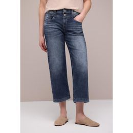 Street One Damen Street One 7/8-Jeans &raquo;Style Emee&laquo; im Loose Fit und mit hohem Bund und Stretch blau 26, L&auml;nge 26